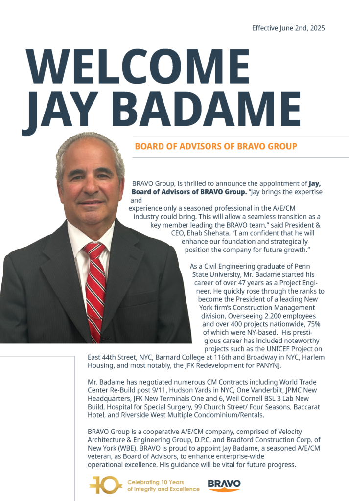 Welcome Jay Badame! - Bravo